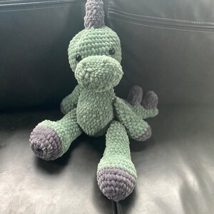 Dino Crochet Pattern, Dinosaur Amigurumi Pattern, Plush Bulky Yarn ...