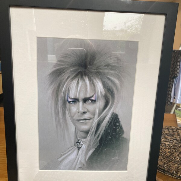 Limited Print of My Drawing of Jareth From Labyrinth - Etsy