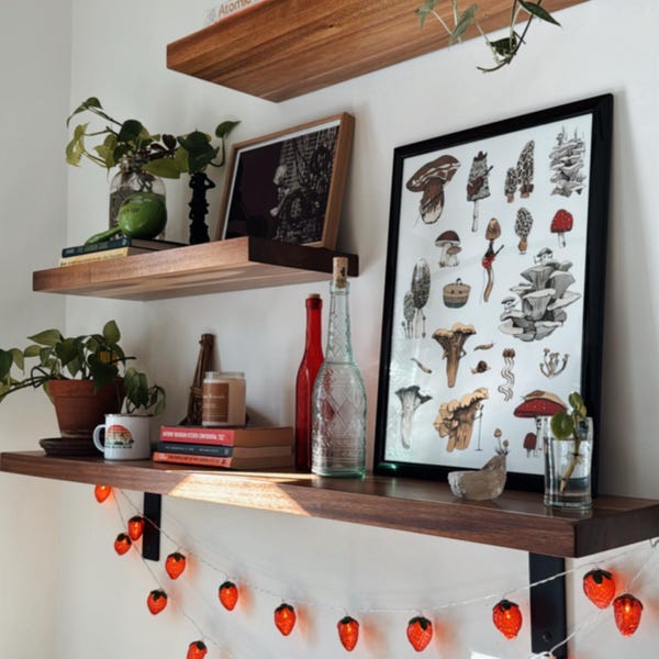 Whimsical Strawberry String Lights | Cascade Light Garland | Indoor ...