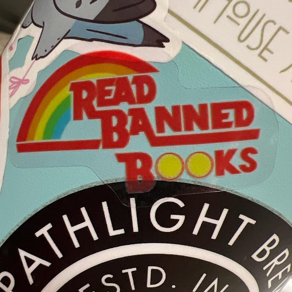 Read Banned Books Sticker | Reading | Banned Books | Book Ban | Gifts ...