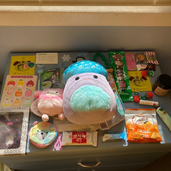 Squishmallow Mystery Box Gift and Snack Bundle | 11 Inch Squishmallows ...