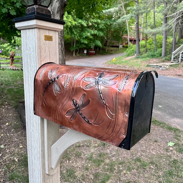 Dragonflies Mailbox - Etsy