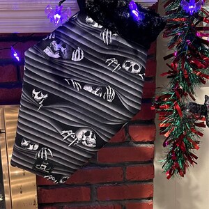 Coffin Stockings, Gothic Christmas Stocking, Goth Christmas Decor ...
