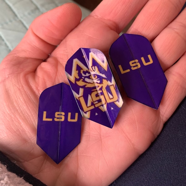 Custom Designed PEAR Dart Flights , 1 Set of 3 Flights, Personalized ...