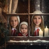 Vintage Christmas Window Digital Backdrop, Christmas Window Digital ...