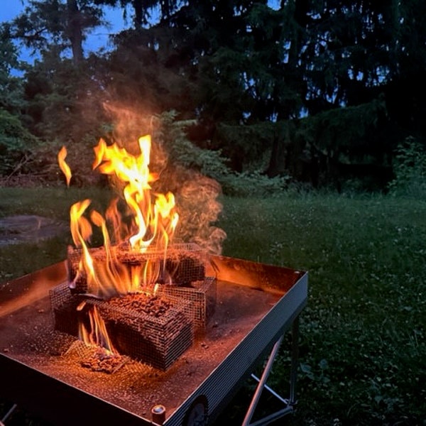 Deluxe 12" Repose Wood Pellet Fire Logs Open Face , Deluxe Set Free S/H ...