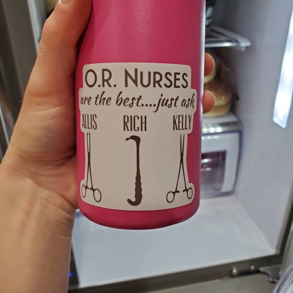 Waterproof Surgical Tech Sticker Scrub Tech Water Bottle Sticker ...