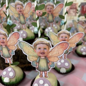 Super Mario Personalized Face Cupcake Toppers - Etsy