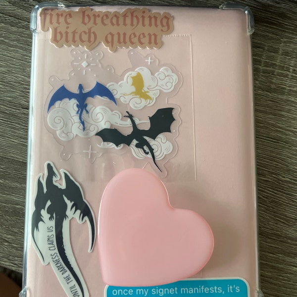 If Riders Could Text Signet Sticker Inspired by Fourth Wing Iron Flame ...