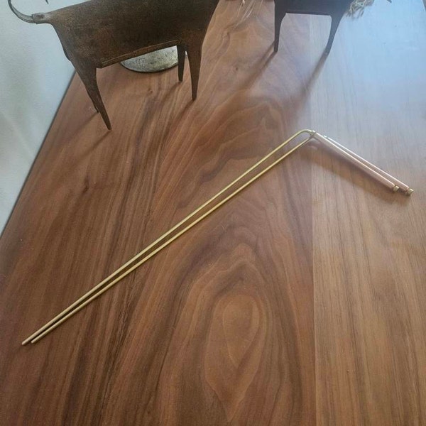 Solid Copper and Brass Dowsing Rods for Tracing Spritual Energy Chi ...