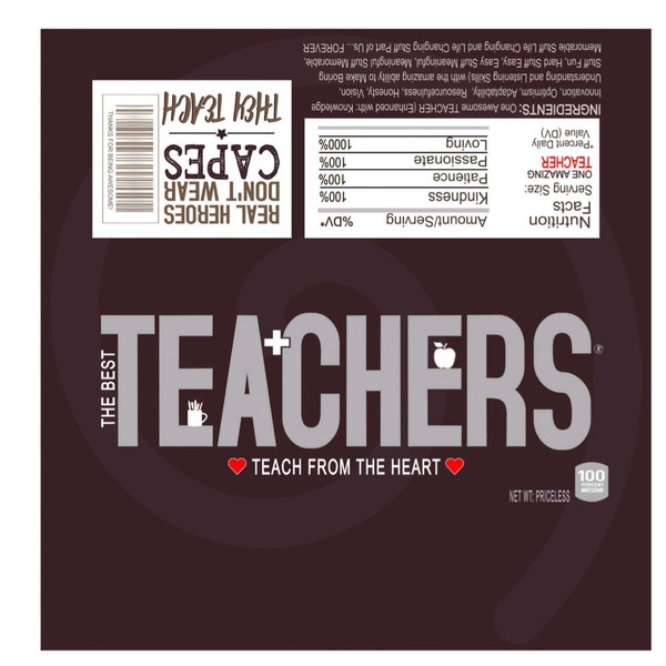 First Responders Appreciation Gift – Printable Candy Bar Wrappers ...