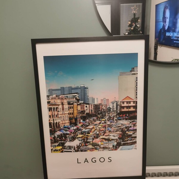 LAGOS Nigeria Beautiful Sunset Wall Art Digital Poster Download - Etsy