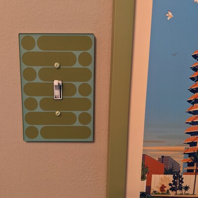 Retro Oval Light Switch Plate Cover Multiple Options - Etsy