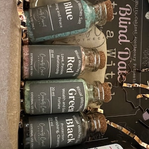 4 Elements Spell Jars Set Earth, Air, Fire, Water: Perfect for Altar ...