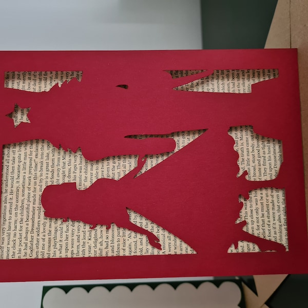 Phantom of the Opera Papercut Card: Gaston Leroux. Handmade Keepsake ...