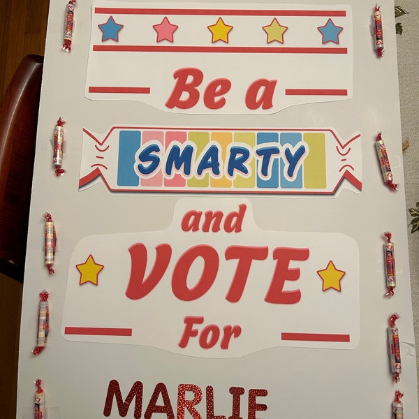 Be a Smarty - School Student Council Campaign Posters Design *PS ...