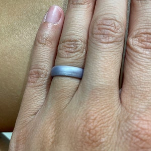 Sapphire Blue Silicone Ring Men Women Safe Flexible - Etsy