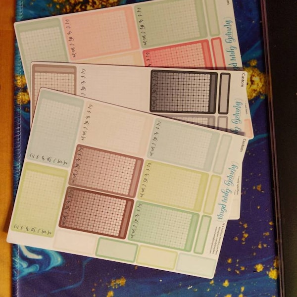 Hobonichi Cousin || Sleep Trackers || 15 Removable Matte Stickers - Etsy