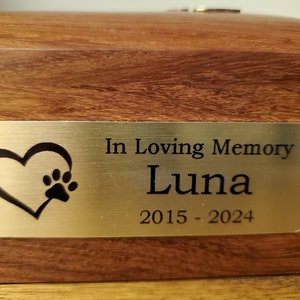 Fancy Gold Engraved Plate Metal Name Sign Picture Frame Plate Engraved ...