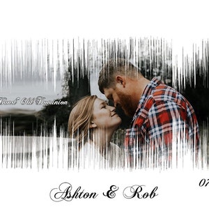 Photo Sound Wave Song Print Personalised Soundwave Canvas With Any ...