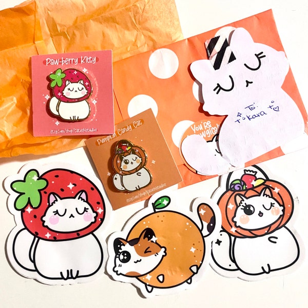 Pumpkin Cat Hard Enamel Pin Pumpkin Cat Pin Halloween Pin Halloween ...