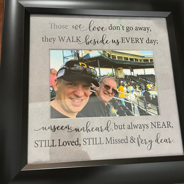 Bereavement Frame, Loss of Loved One, Grief and Mourning, Sympathy Gift ...
