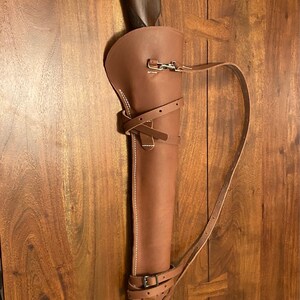 Leather Rifle Scabbard for Lever Action Carbine Horseback or - Etsy