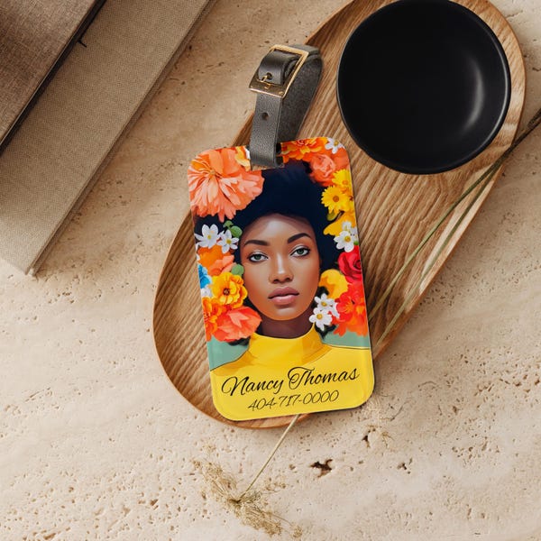 Luggage Tag Mockup, Name Tag Mockup, Suitcase Tag Mockup, Backpack Tag ...