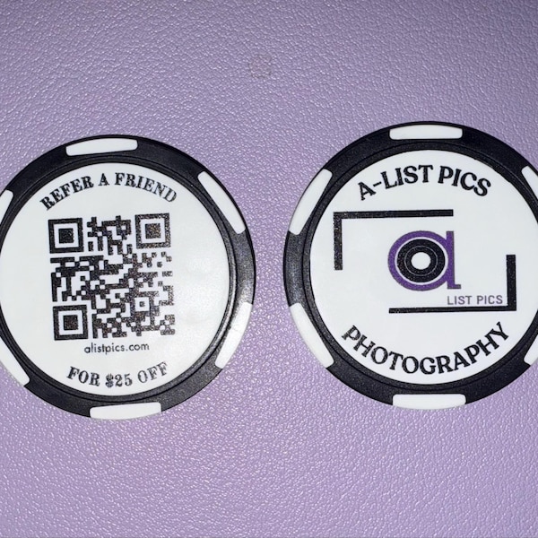 Personalized Business Card Poker Chips Set - Custom Poker Chip ...