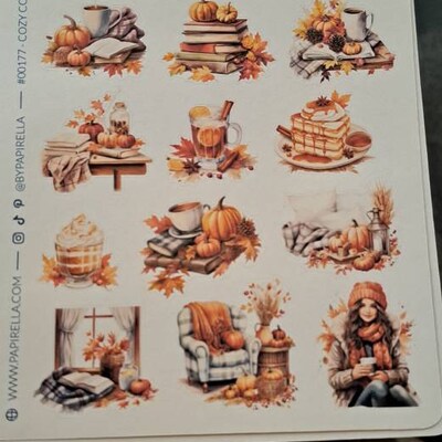 COTTAGECORE Sticker Sheet / Journaling Stickers, Planner Stickers ...