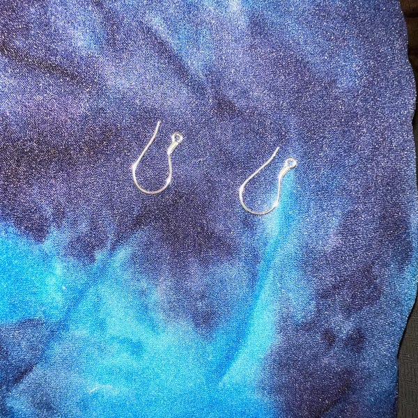 Sterling Silver Coil Ear Wire 20mm ~ PAIR - Etsy UK