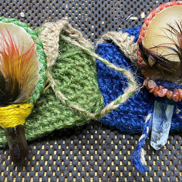 Shamanic Rattle. Unique Leather Maracas. Shamanic Tool. Spiritual ...