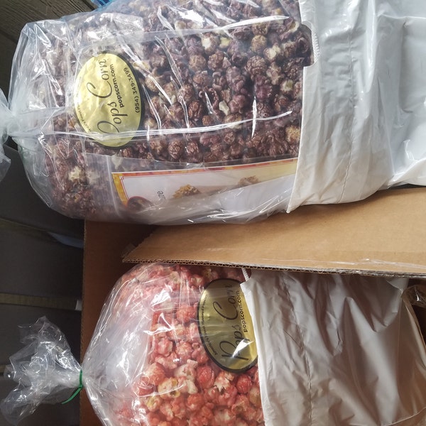 Gourmet Popcorn-it's a Girl-bulk Wholesale Pink Popcorn-5 Gal-80 Cups ...