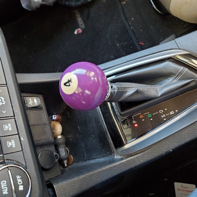 Billiard Pool Ball Shift Knob Threaded Gear Shifter Shifting Exact Fit ...