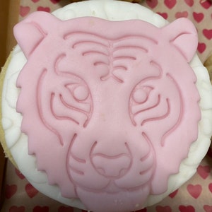 Tiger Face Cookie Cutter Biscuit Fondant Clay Cutters Animal Wildlife ...