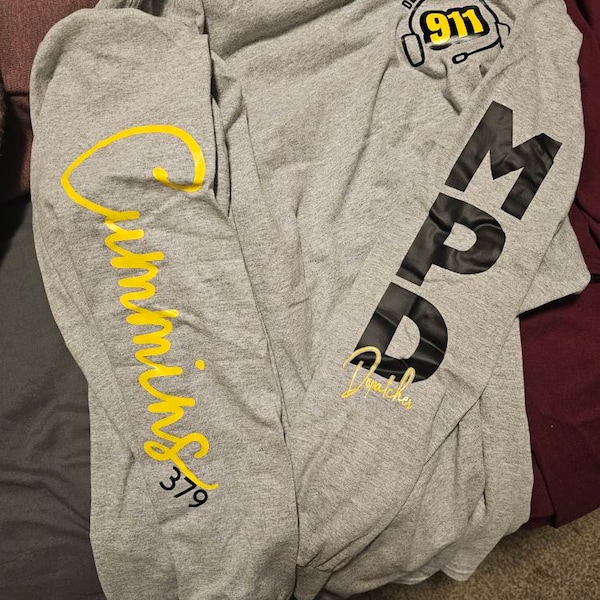 Police Dispatcher Long Sleeve Shirt/dispatcher Gift/i AM 911/ 911 ...