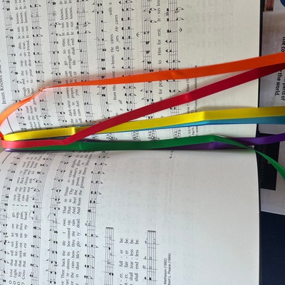 WILDFLOWER Bible Bookmark Ribbons/ Multi Ribbon Book Mark/bible ...