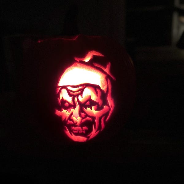 Iconic Jason Voorhees Friday the 13th Horror Movie Printable Pumpkin ...