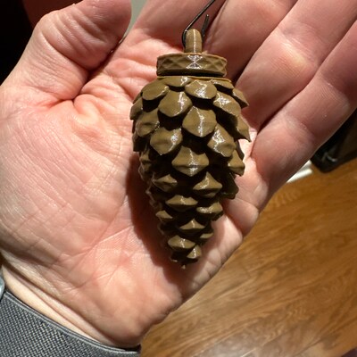 Pinecone Geocache Container Ready to Hide Waterproof Log - Etsy