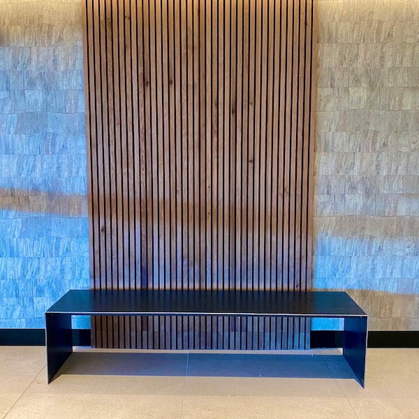 Smaller Modern Metal Bench - Heavy Duty - Etsy