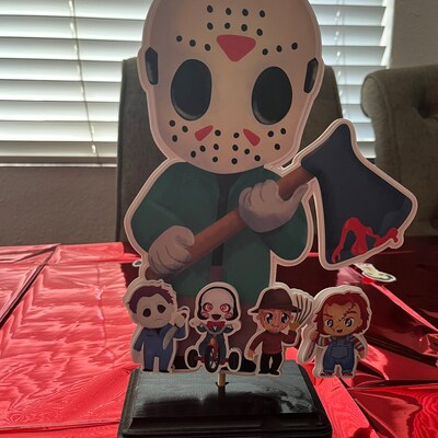 Halloween Centerpiece Stand Horror Party Table Decorations 10 Inches - Etsy