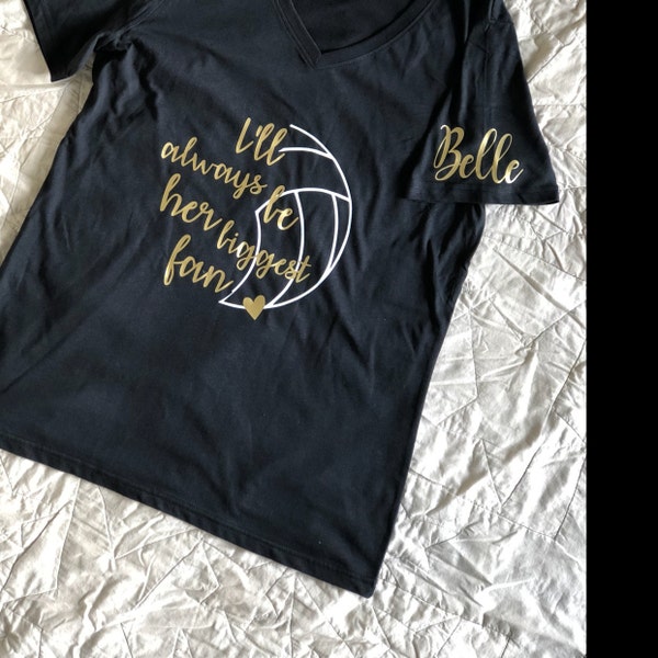 I'll Always Be Her Biggest Fan Volleyball Mom Svg - Sports Cut File ...