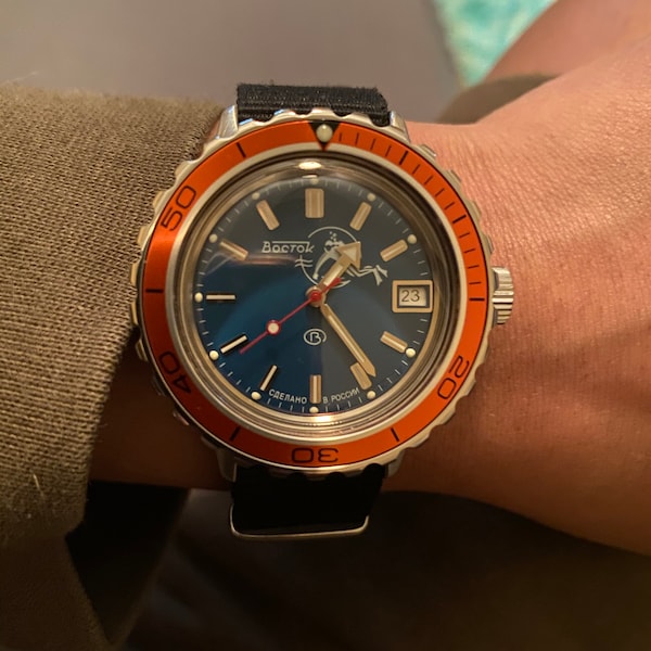 The Gearwheel Vostok Bezel Watch Custom Bezels Amphibia & Komandirskie ...