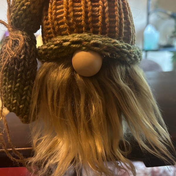 Chef Gnome, Kitchen Gnome, Farmhouse Decor, Knitted Gnome, Baker Gnome ...