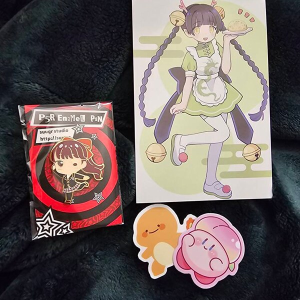 Phantom Thief Kasumi/sumire Yoshizawa "the Violet" Enamel Pin - Etsy