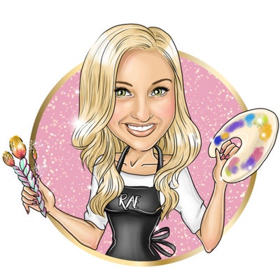 Painter Logo Design Custom Cartoon Portrait for Your Business Logo ...