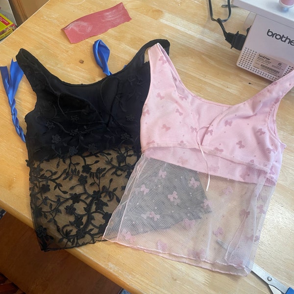 Drawstring Tank Top Sewing Pattern PDF 00-14 - Etsy