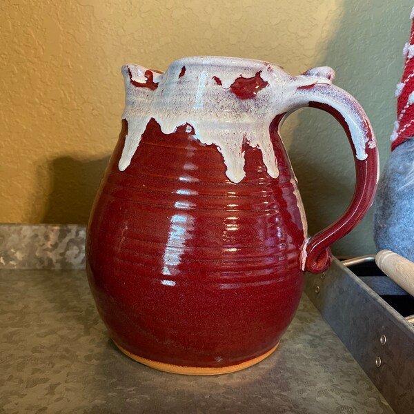 Half Gallon Pitcher Woven in Slate Blue - Made to Order - Etsy