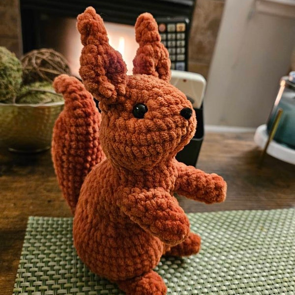 Crochet Pattern Squirrel / Crochet PATTERN Plush Toy / Amigurumi Stuff ...
