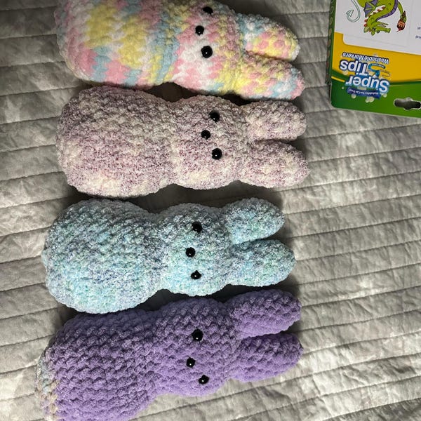 No Sew Peep Bunny, Crochet Pattern, PDF, Digital, Download, Easter ...